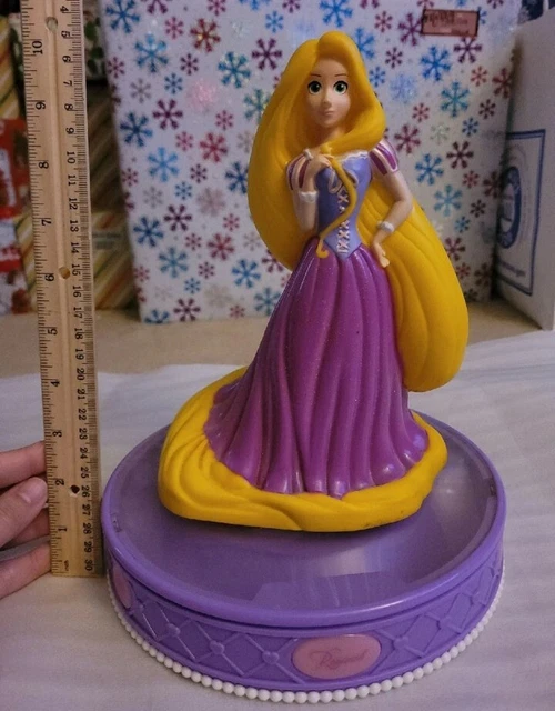DISNEY RAPUNZEL TANGLED Coin Bank Singing Light-Up Sounds Princess ...