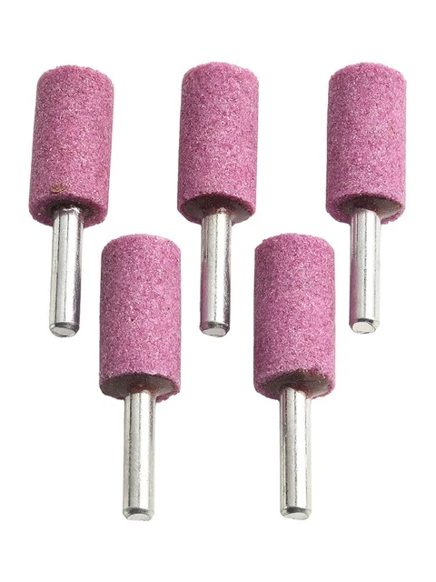 MINI TIGE ABRASIVE Mounted Stone 5mm Rotatif Verni Grincement Roue ...