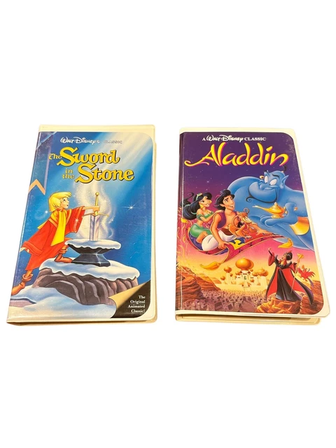 ALADDIN PETER PAN Sword In Stone & 101 Dalmatians 1992 Disney Classics ...