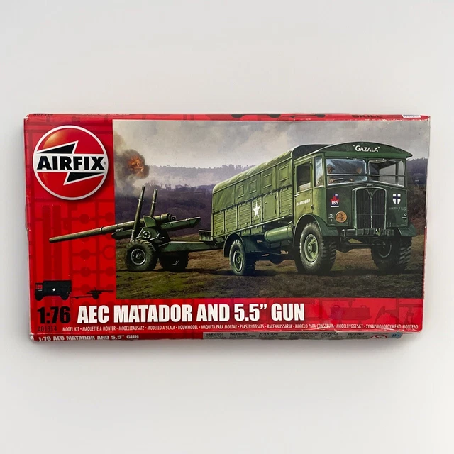 AIRFIX - AEC Matador And 5’5” Gun 1:76 £18.24 - PicClick UK