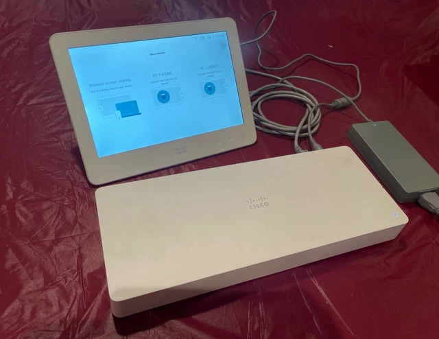 CISCO CS-CODEC-PLUS TTC7-25 VideoConference Webex Room Codec w/ TTC5-09 ...