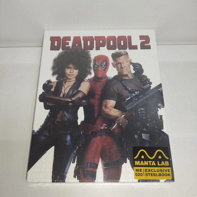 DEADPOOL 2 4K Full Slip SteelBook 4k - MANTA LAB EXCLUSIVE #20 - RARE ...