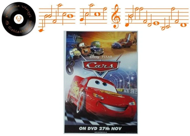 CARS PROMO DVD / Video Shop Original Movie Poster £34.99 - PicClick UK