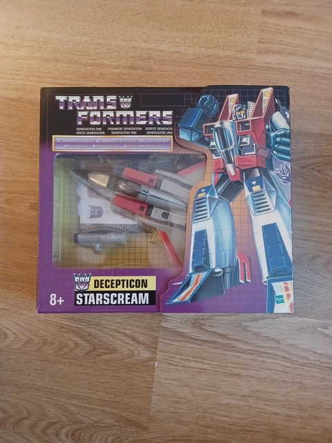 HASBRO TRANSFORMERS G1 Decepticon Seeker Jet Starscream Complete £35.00 ...