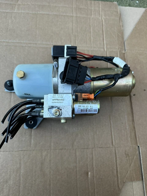 AUDI A4 B6 B7 Convertible Folding Roof Hydraulic Pump Motor 8H0871611 ...