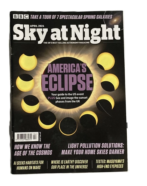 SKY AT NIGHT Magazine April 2024 Issue 227 BBC Monthly Astronomy Space ...