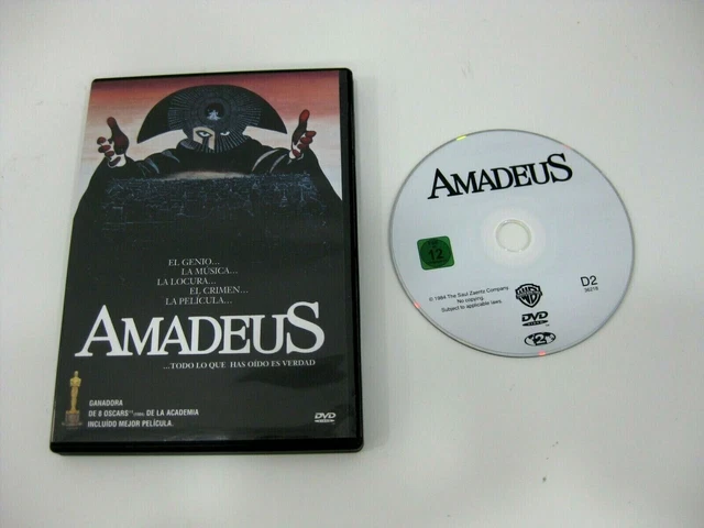 AMADEUS DVD F.MURRAY Abraham Tom Hucle Elizabeth Berridge Simon Callow ...