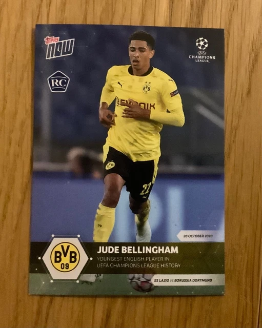 2020-21 TOPPS NOW UCL JUDE BELLINGHAM Rookie Card RC #2 #002 EUR 9,99 ...