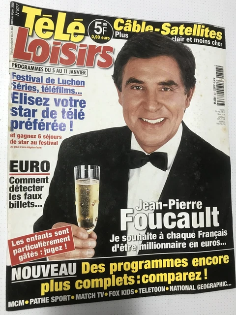 TÉLÉ LOISIRS 5/01/2002; JP. Foucault/ Alain Delon/ Mick Jagger/ Billy ...