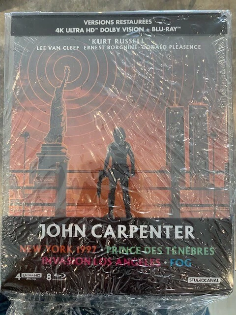 JOHN CARPENTER / 4 films en COFFRET STEELBOOK COLLECTOR 4K ULTRA HD ... JOHN CARPENTER / 4 films en COFFRET STEELBOOK COLLECTOR 4K ULTRA HD ...