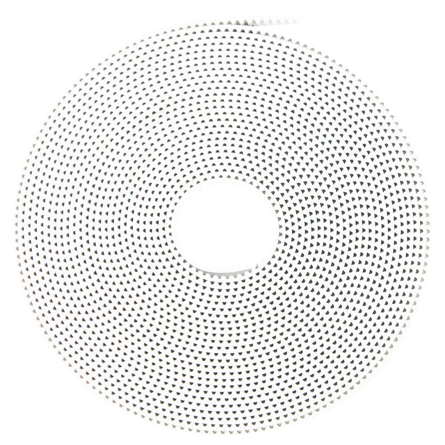 (5M)6MM PU TIMING Belt GT2 Synchronous Belt 5M 10M White Non Slip Steel ...