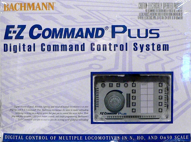 BACHMANN EZ COMMAND Plus DCC Control System for Model Railroad Trains ...