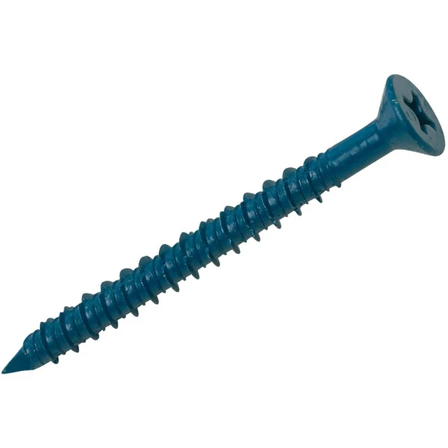 HILLMAN 3 16 IN X 1 1 4 In Flat Concrete Screw Anchor 100 Ct hillman-3-16-in-x-1-1-4-in-flat-concrete-screw-anchor-100-ct