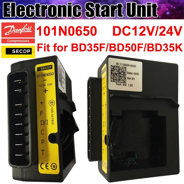 DC 12V 24V DANFOSS SECOP 101N0650 Electronic Start Unit BD35F BD50F ...