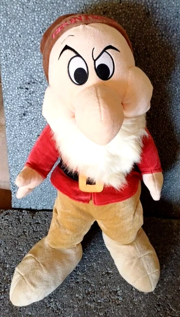 NANO BRONTOLO BIANCANEVE peluche originale disney gigante 64 cm plush ...