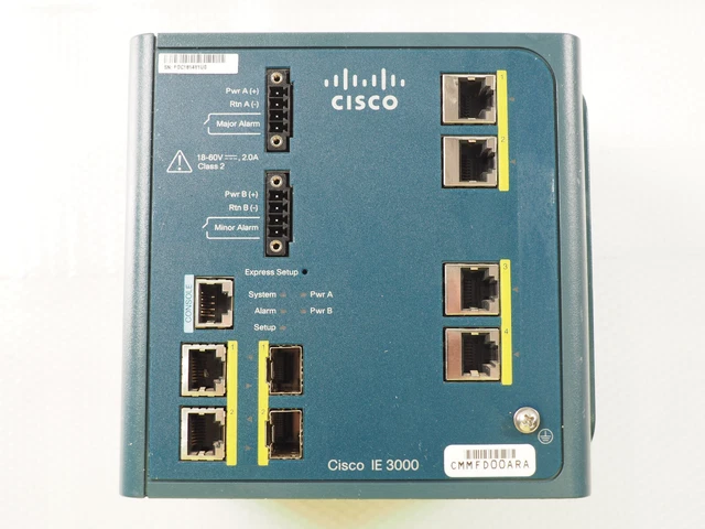 CISCO IE-3000-4TC V02 4-Port Industrial Ethernet Switch £132.85 ...