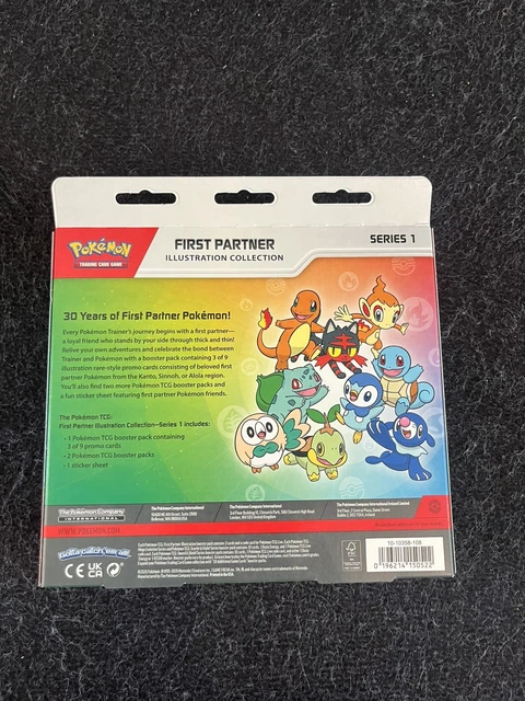 POKÉMON TCG FIRST Partner Illustration Collection Series 1 Pack Promo ...