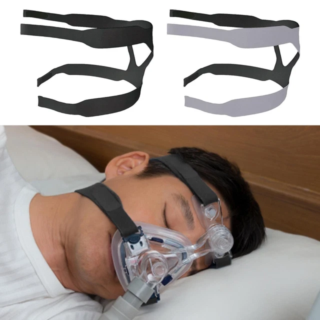 FULL FACE CPAP Headgear Strap Elastic CPAP Mask Nasal Pillow Strap for ...