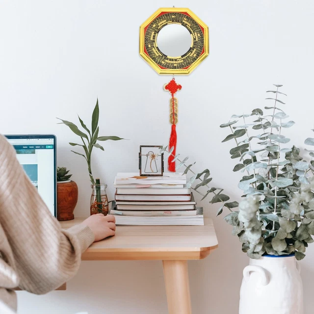 TRADITIONAL BAGUA MIRROR Concave Bagua Mirror Pendant Chinese Home ...