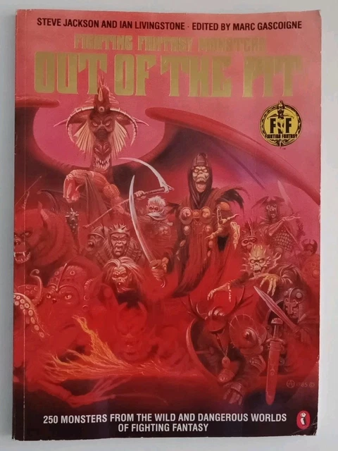 OUT OF THE Pit Steve Jackson Ian Livingstone 1985 Fighting Fantasy ...