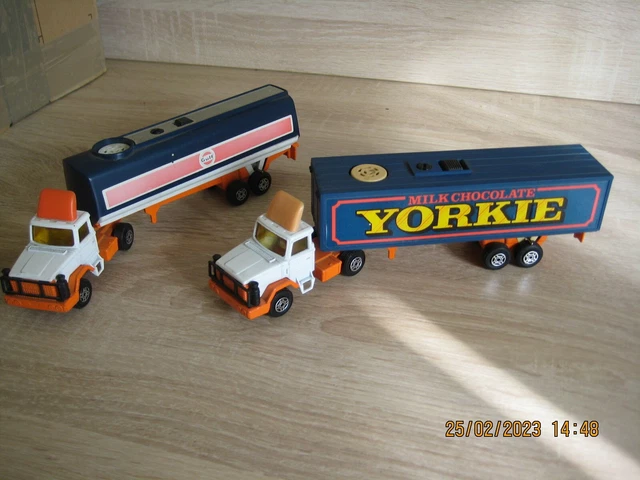 LOT CORGI TRONICS camion semi remorque citerne gulf epave piece a ...