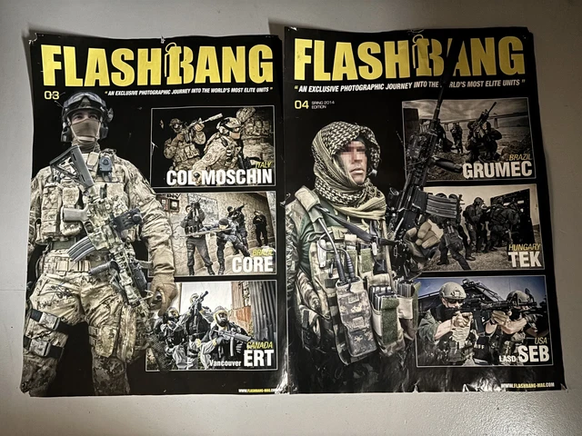 FLASHBANG POSTERS AFFICHES Most Elite Units SWAT Special Task Force ...