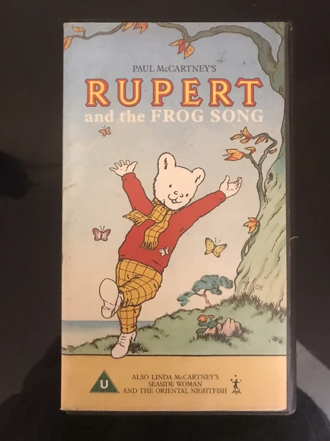 RUPERT AND THE Frog Song VHS Tape Rated U £1.99 - PicClick UK