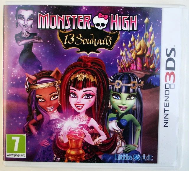 MONSTER HIGH 13 Wishes 3DS Nintendo Game VGC, Complete, French £3.95 ...