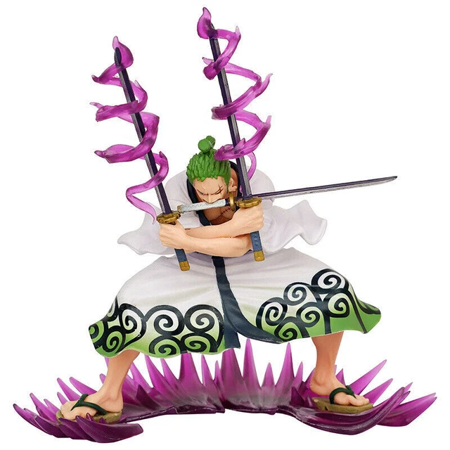 ANIME ONE PIECE Roronoa Zoro 8'' Action Figure PVC Model Doll ...