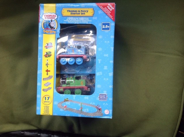 LEARNING CURVE THOMAS tank and percy take along 17 starter set brand ...