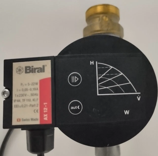 BIRAL UMWÄLZPUMPE AX12-1, Heizungspumpe Pumpe AX12-1 EUR 89,00 ...