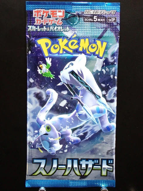 1 PACKS SNOW Hazard Booster SV2p Japanese Pokemon Card Scarlet & Violet ...