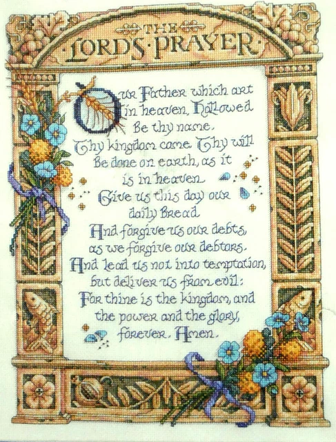 BUCILLA &&THE LORDS Prayer"" kit punti croce confezione da ricamo punto ...