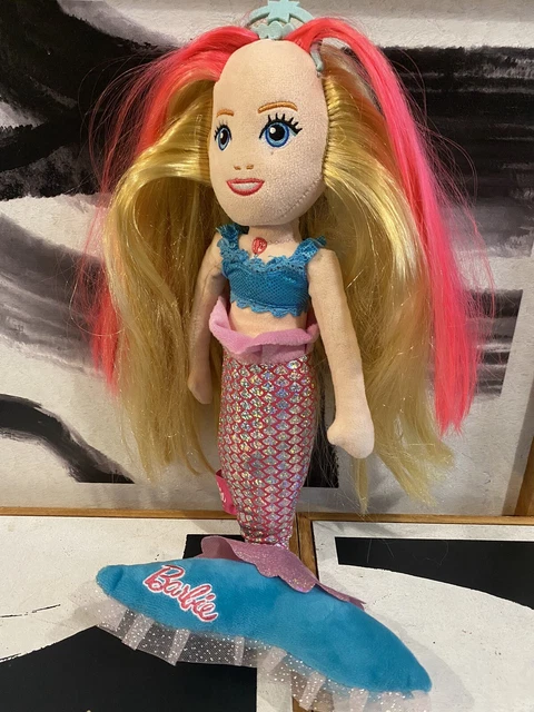 BARBIE 2021 MATTEL Mermaid Soft Toy Plush £9.99 - PicClick UK