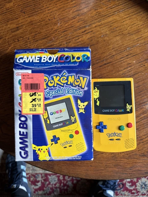 CONSOLE NINTENDO GAME Boy Color Spécial Édition Pokémon En Boîte EUR 1. ...