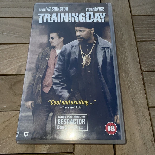 TRAINING DAY VHS Video Tape - Denzel Washington Ethan Hawke £3.84 ...