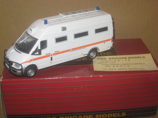 FIRE BRIGADE MODELS Mercedes Sprinter Police Prison Van 1/43 Scale £50. ...
