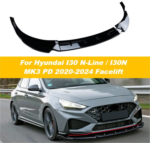 FRONT BUMPER SPOILER Lip For Hyundai I30 N MK3 PD 2020-2024 Facelift ...