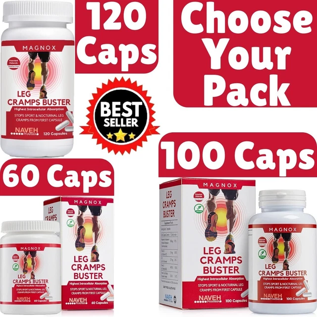 MAGNOX LEG CRAMPS Buster Magnesium Supplement for Muscle Cramps Key ...