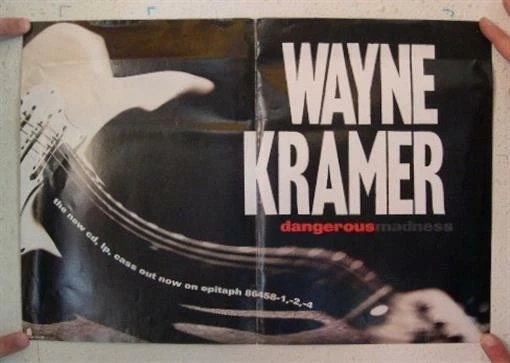 WAYNE KRAMER AFFICHE Dangerous Deux Face MC5 EUR 33,18 - PicClick FR