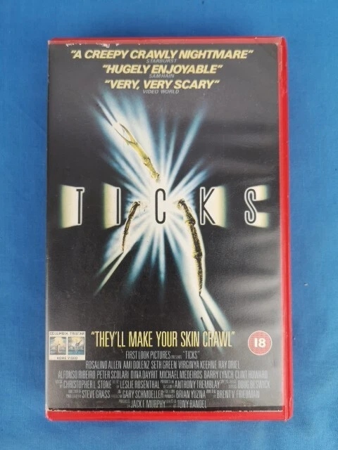 TICKS VHS BIG Box Ex Rental *FREE TRACKED DELIVERY* £7.49 - PicClick UK