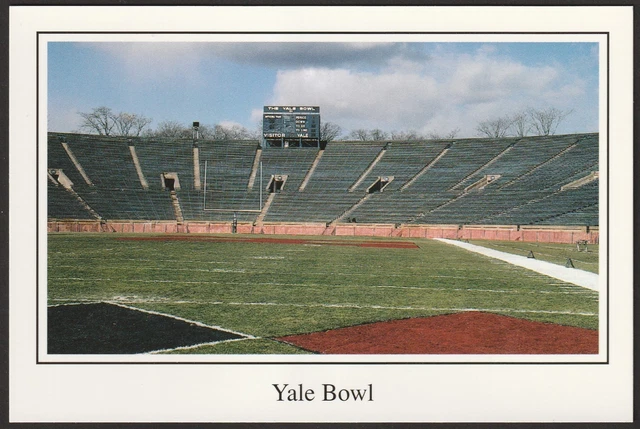 HISTORIC YALE UNIVERSITY Bulldogs Yale Bowl Football Stadium Postcard ...
