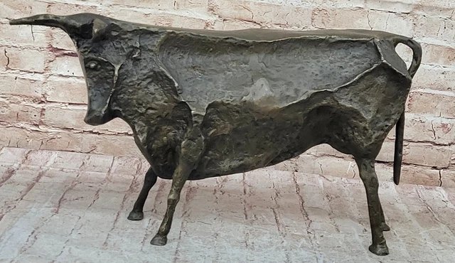 PABLO PICASSO GENUINO Bronce Escultura The Bull El Toro Art Déco EUR ...