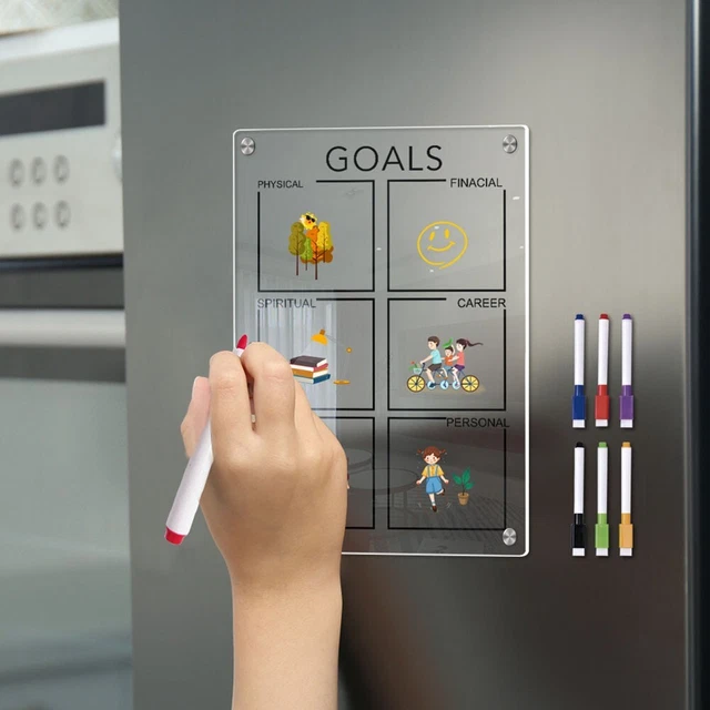 CALENDRIER MAGN TIQUE ACRYLIQUE l gant pour r frig rateur avec fonction d' EUR 20,03 - PicClick IT