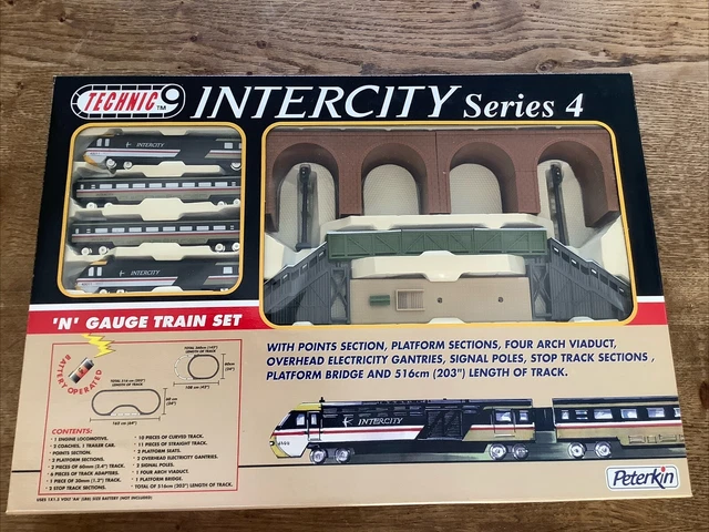 TECHNIC INTERCITY N Gauge Train Set Series 4 SEALED BOX Peterkin ...