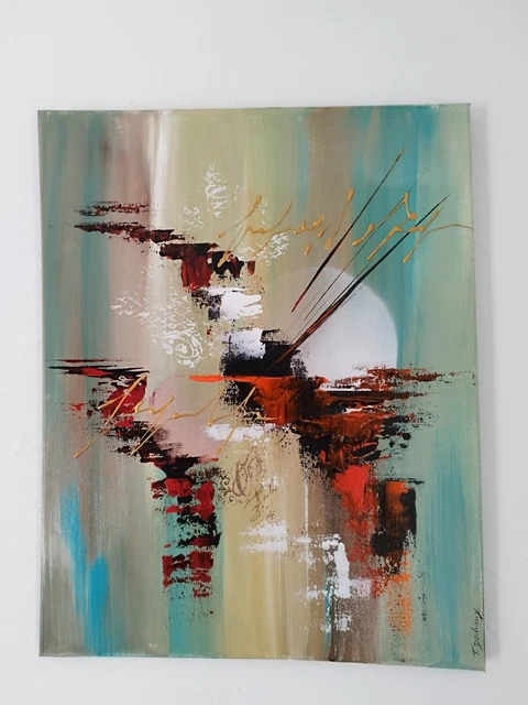 TABLEAU MODERNE ABSTRAIT Peinture originale fait main Art abstrait ...
