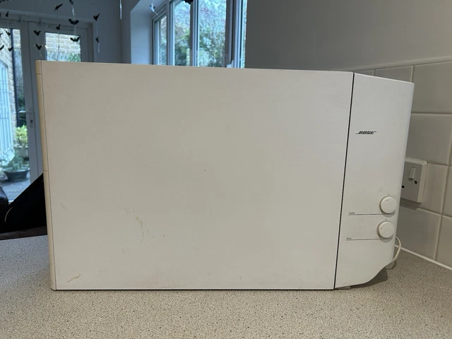 BOSE POWERED ACOUSTIMASS 20 speaker system White Subwoofer £40.00 - PicClick UK