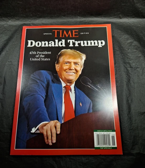 TIME MAGAZINE SPECIAL Edition 2024 Donald J Trump 47th President FREE ...