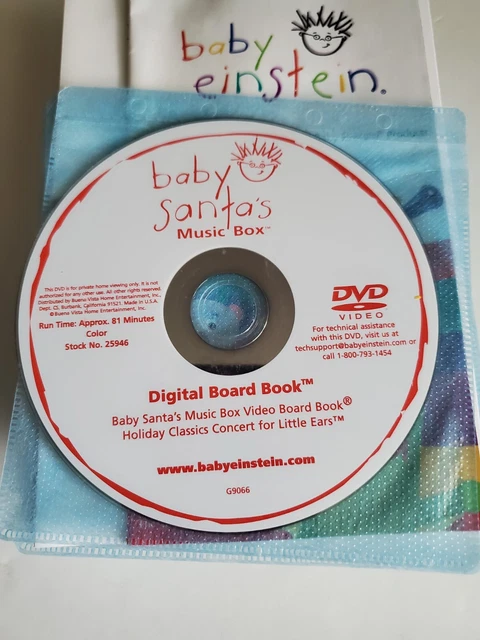 BABY EINSTEIN BABY Santa's Music Box Loose Disc DVD $2.00 - PicClick CA