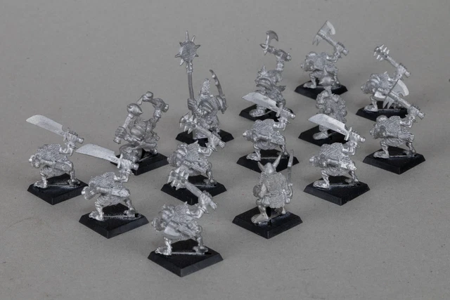 WARHAMMER FANTASY / The Old World Orc Big Uns' Warriors Regiment Metal ...